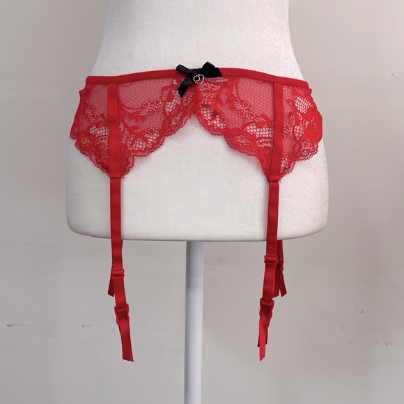 Intimates & Sleepwear | Red Garter Belt Os | Poshmark